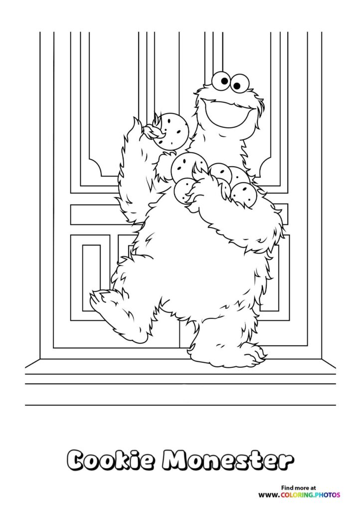 Zoe from Sesame street - Coloring Pages for kids