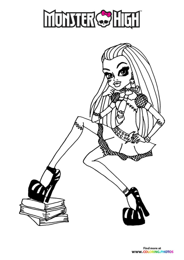 Monster High - Coloring Pages for kids | 100% free print or download