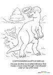 Corythosaurus - Coloring Pages for kids
