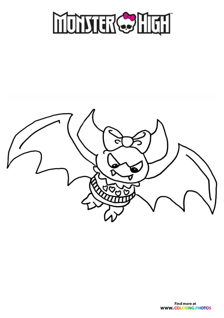 Monster High - Coloring Pages for kids | 100% free print or download