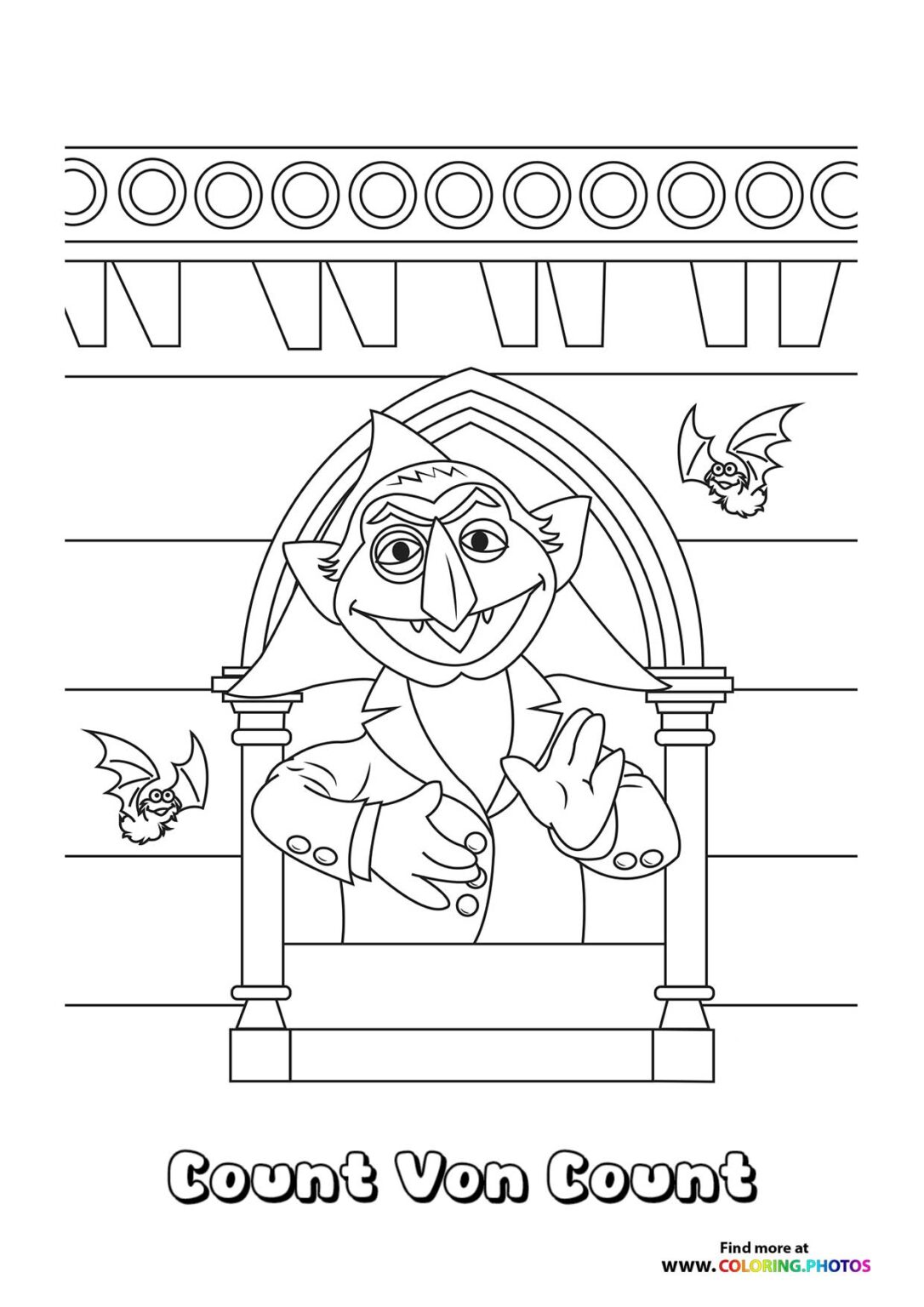 Sesame Street - Coloring Pages for kids