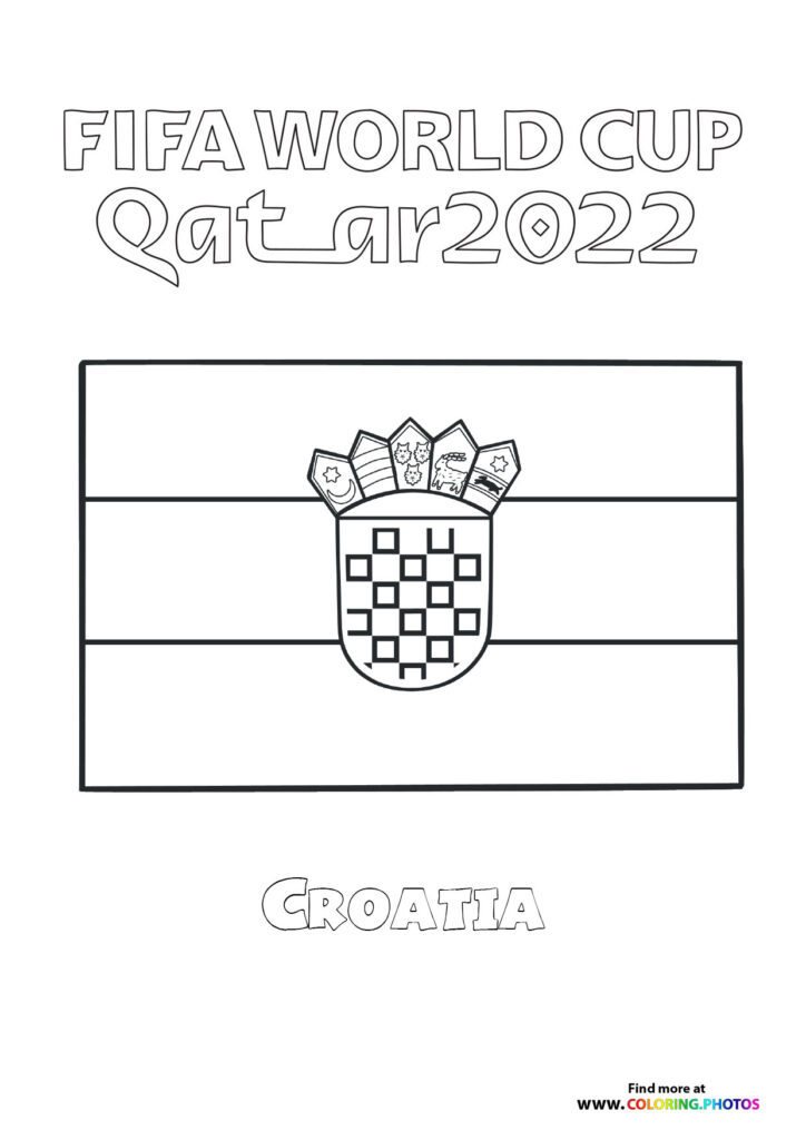 Fifa World Cup Qatar 2022 - Coloring Pages for kids | 100% free print