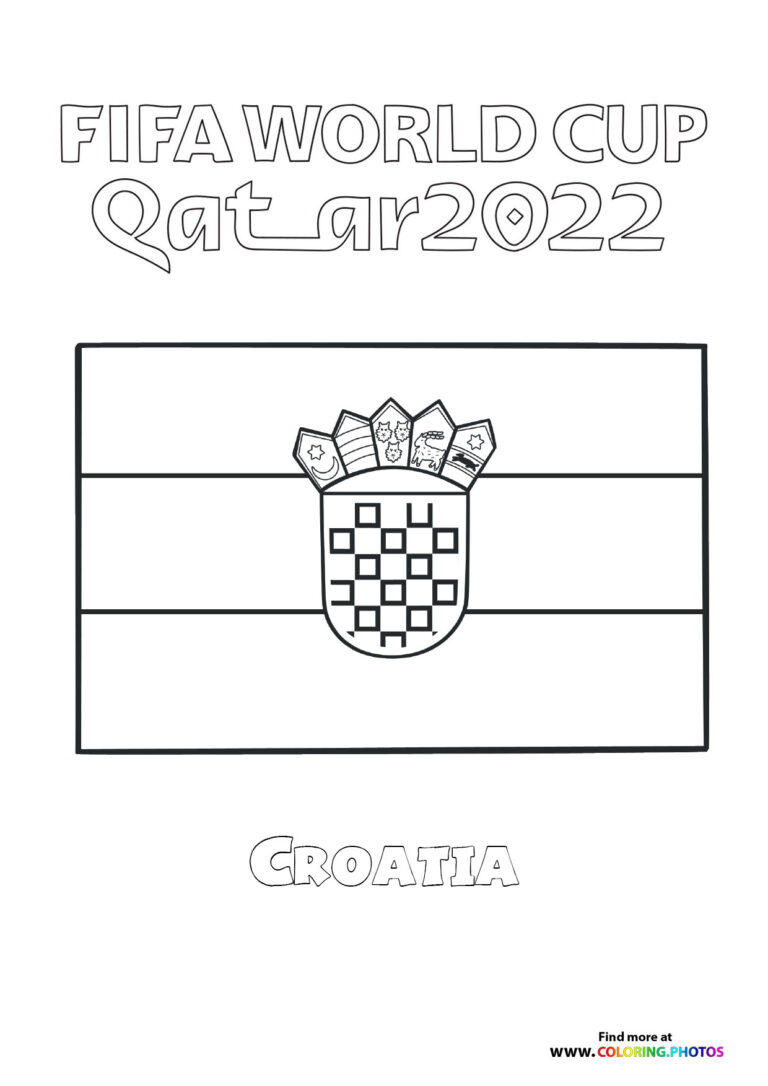 Fifa World Cup Qatar 2022 - Coloring Pages for kids | 100% free print