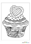 Cupcakes - Coloring Pages for kids | Free and easy print or download