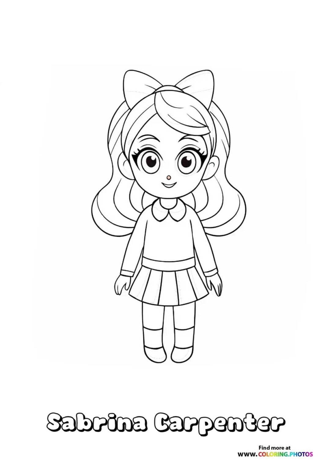 Sabrina Carpenter - Coloring Pages for kids