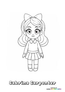 Sabrina Carpenter - Coloring Pages for kids