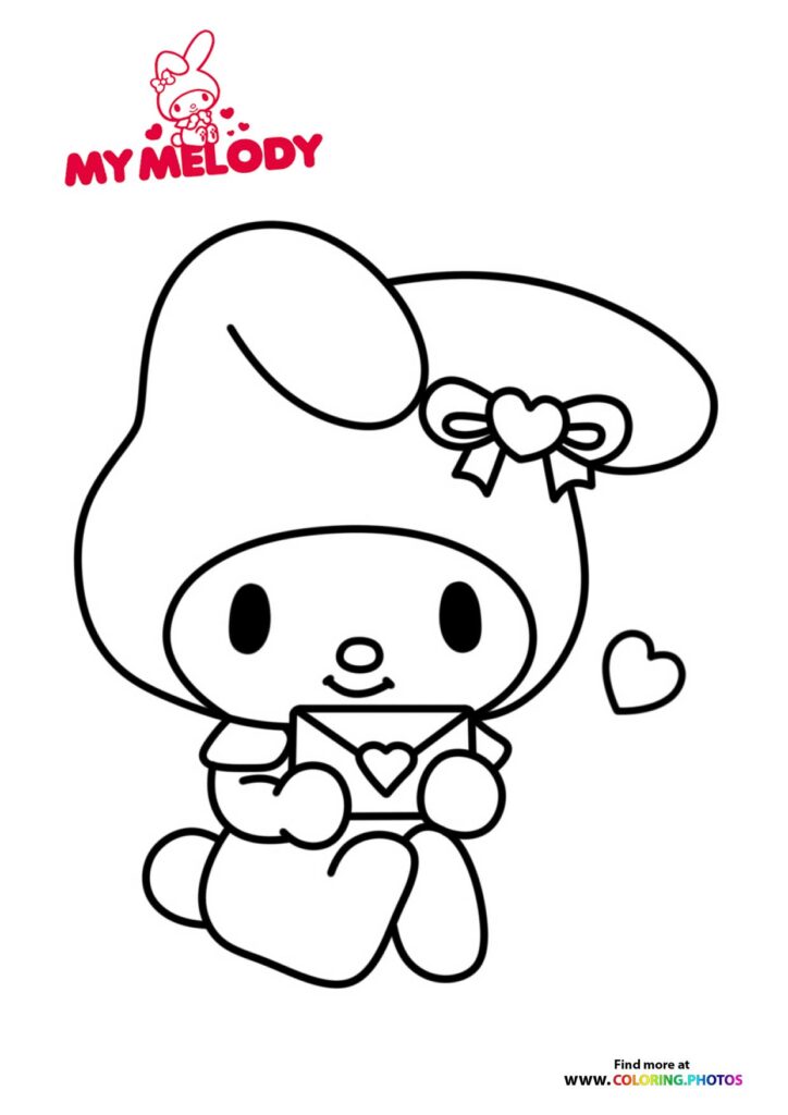 My Melody - Coloring Pages for kids
