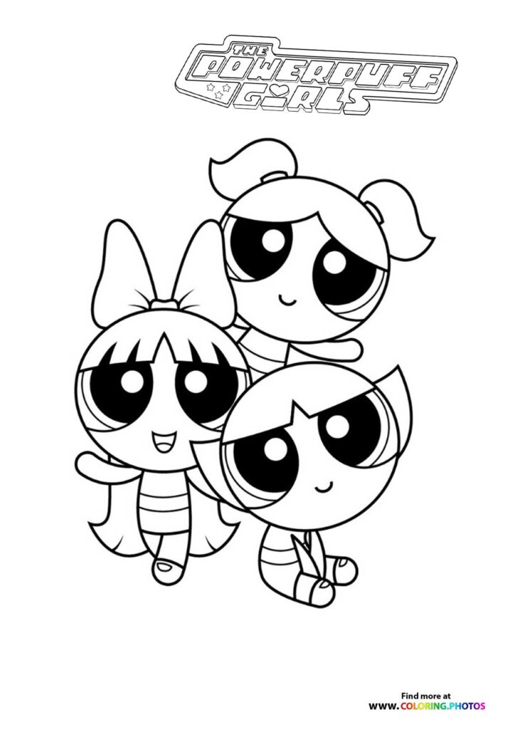 The Powerpuff Girls - Coloring Pages for kids