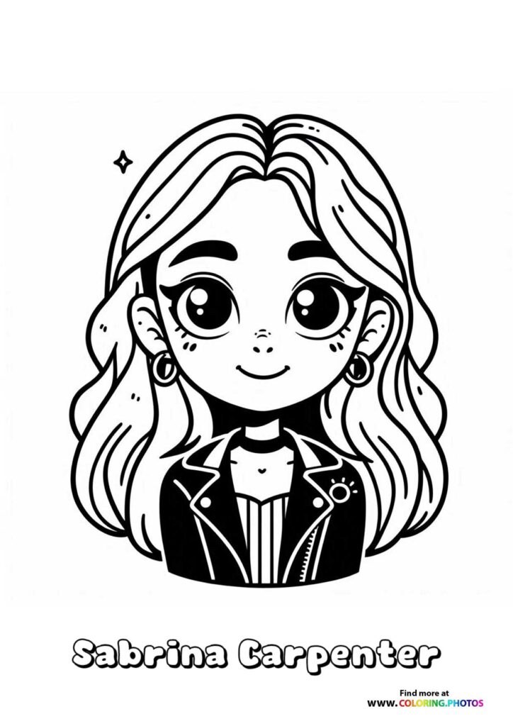 Sabrina Carpenter - Coloring Pages for kids