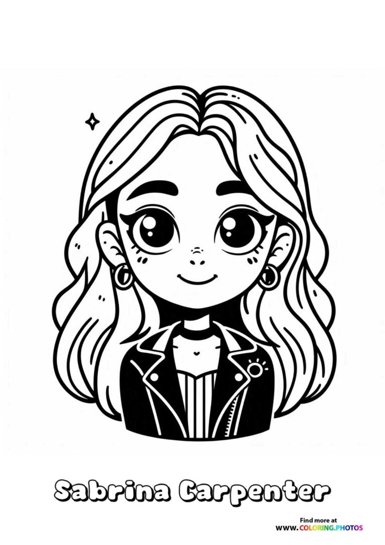 Sabrina Carpenter - Coloring Pages for kids