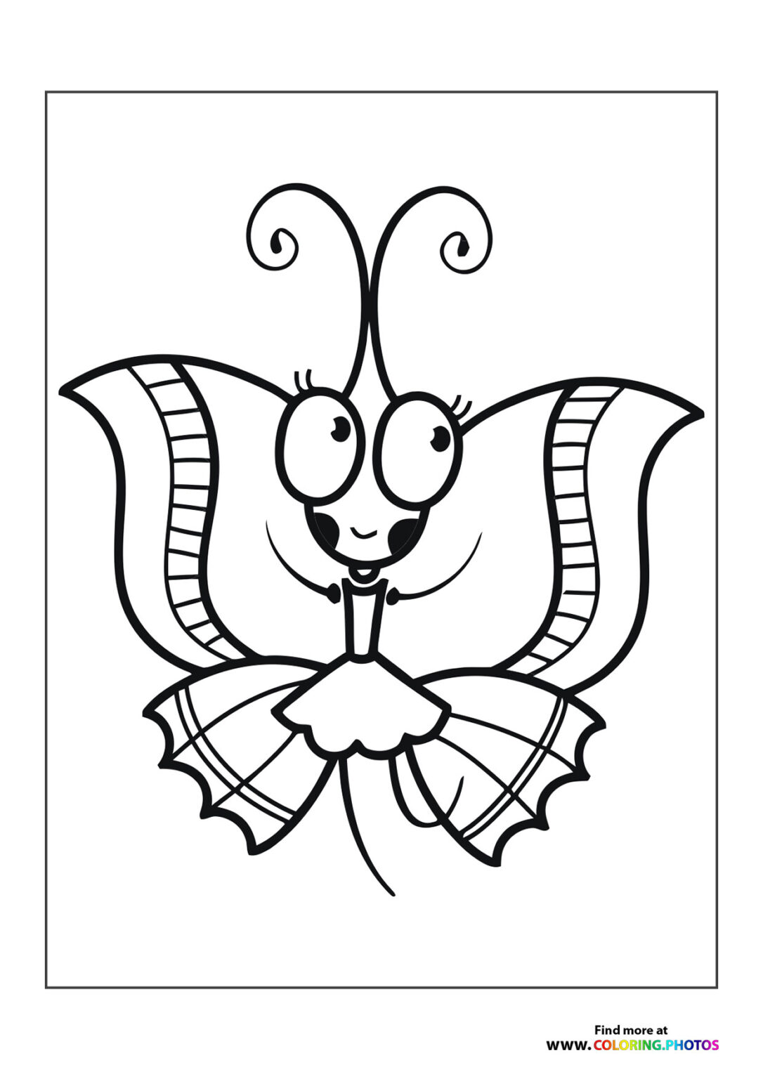 Butterflys - Coloring Pages for kids | Free and easy print or download