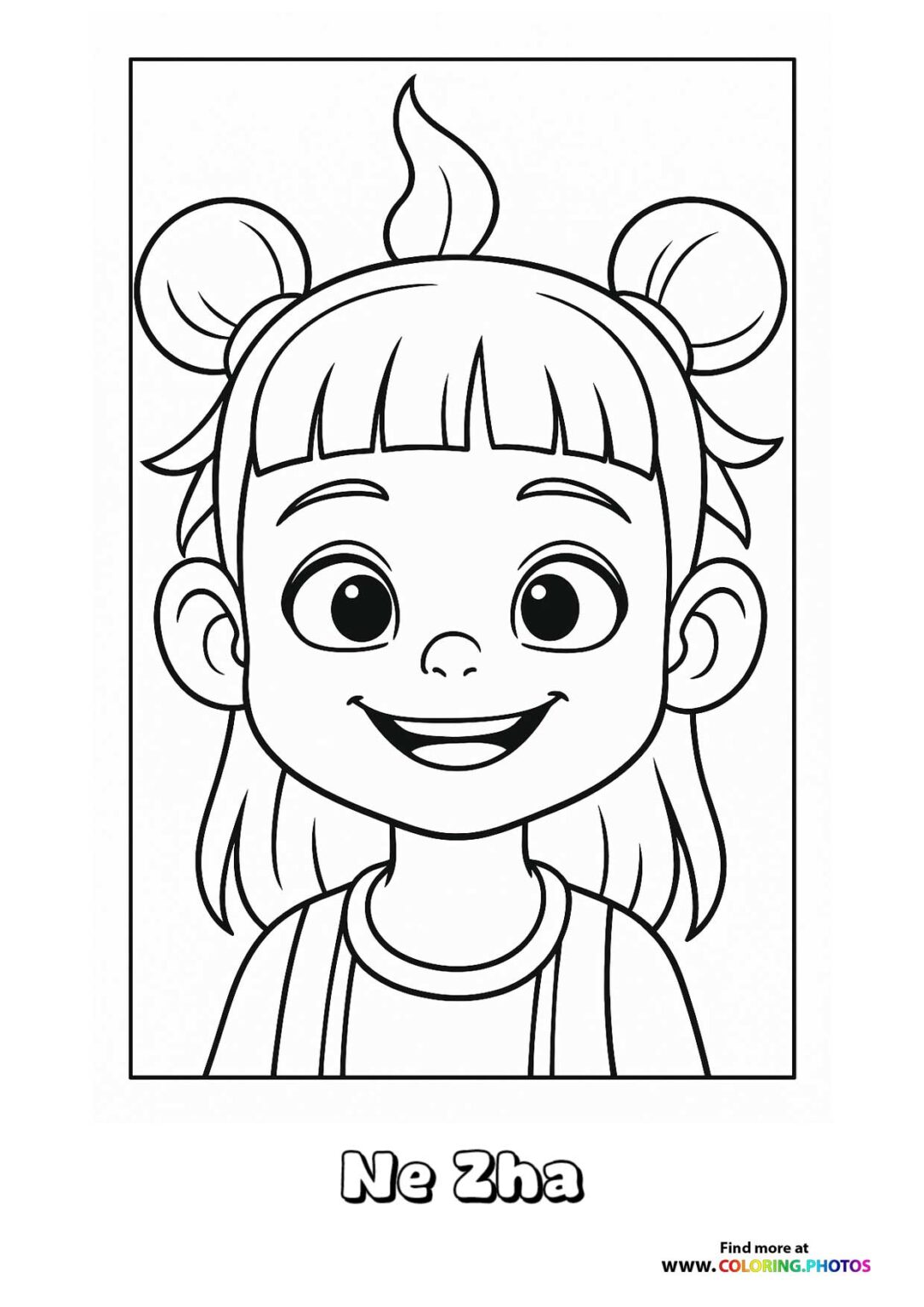 Ne Zha - Coloring Pages for kids