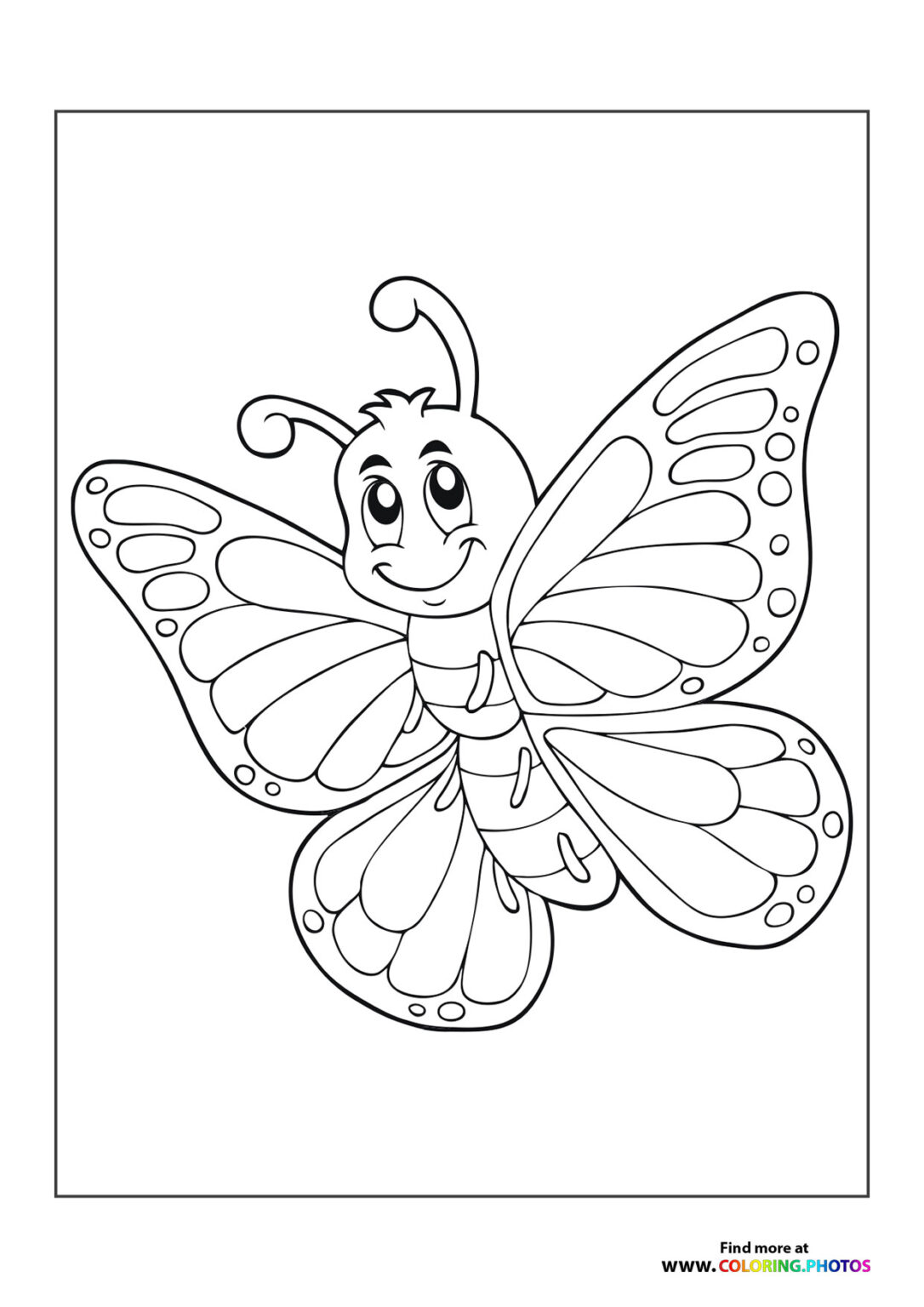 Butterflys - Coloring Pages for kids | Free and easy print or download