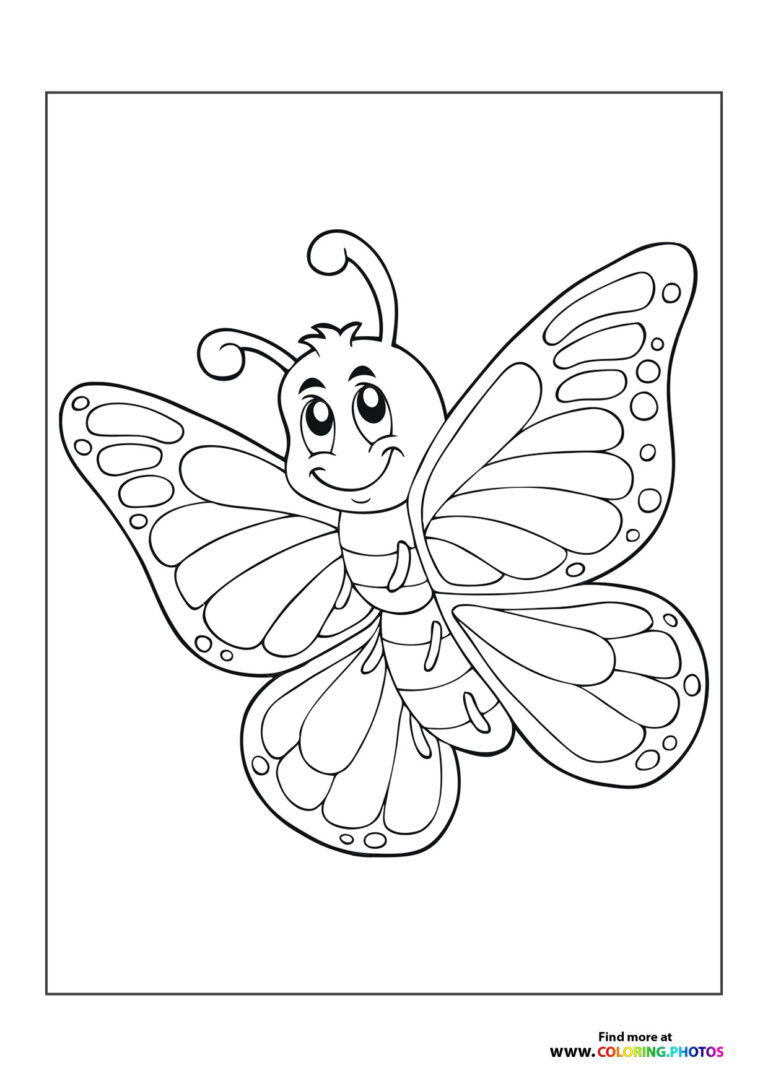 Butterflys - Coloring Pages for kids | Free and easy print or download