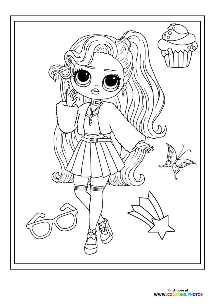 Fashion girls - Coloring Pages for kids | Free and easy print or download