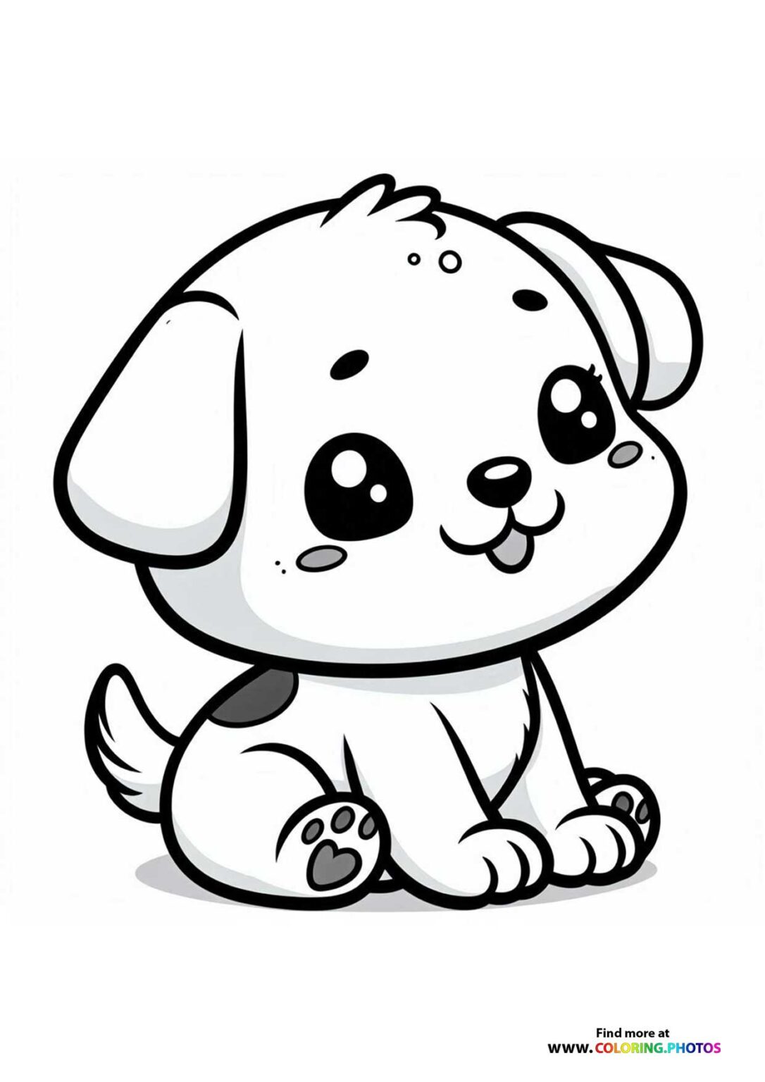 Puppy - Coloring Pages for kids
