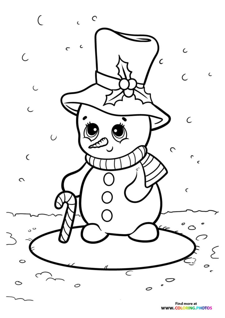 Winter - Coloring Pages for kids | Free and easy print or download