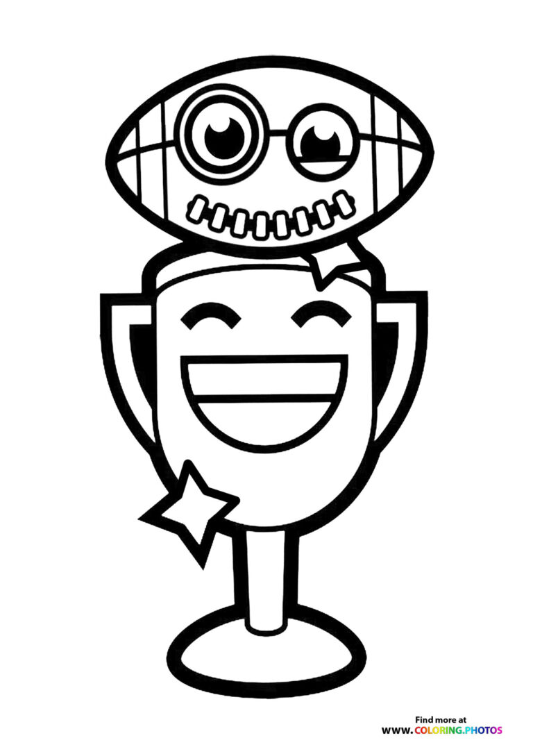 Vince Lombardi trophy - Coloring Pages for kids