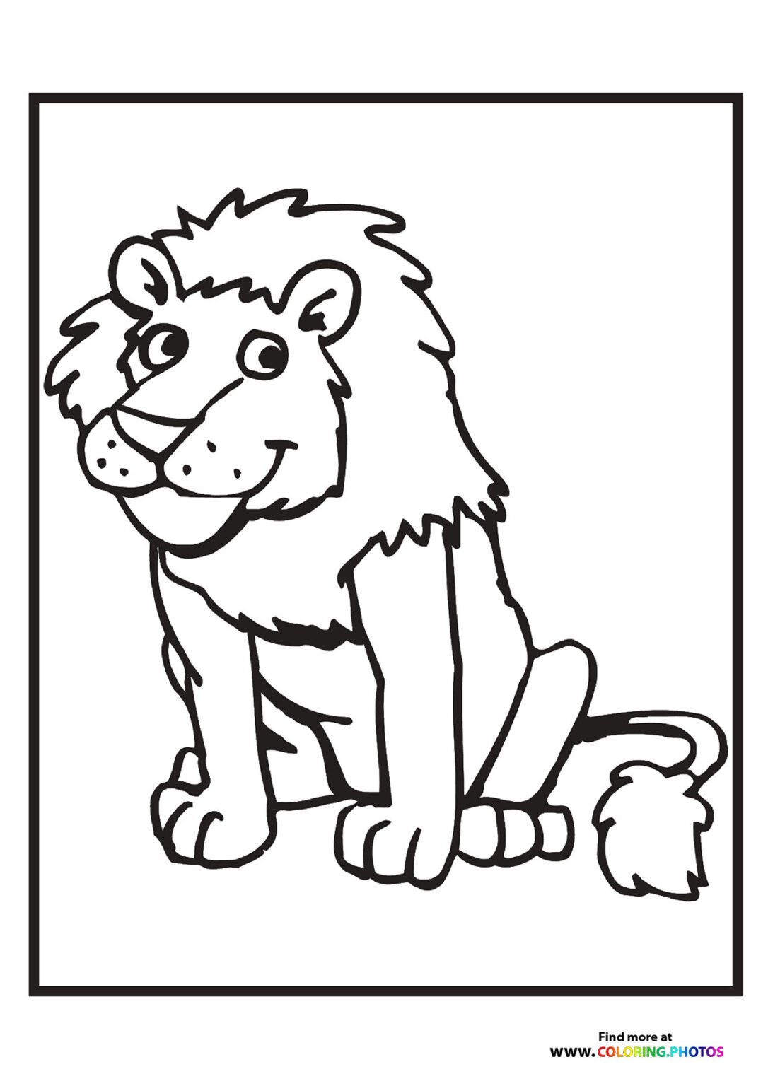 Zoo animals - Coloring Pages for kids | Free and easy print or download
