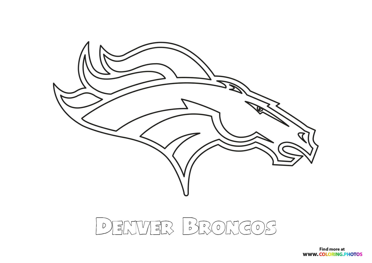 NFL Team Logos - Coloring Pages for kids | Free and easy print and color
