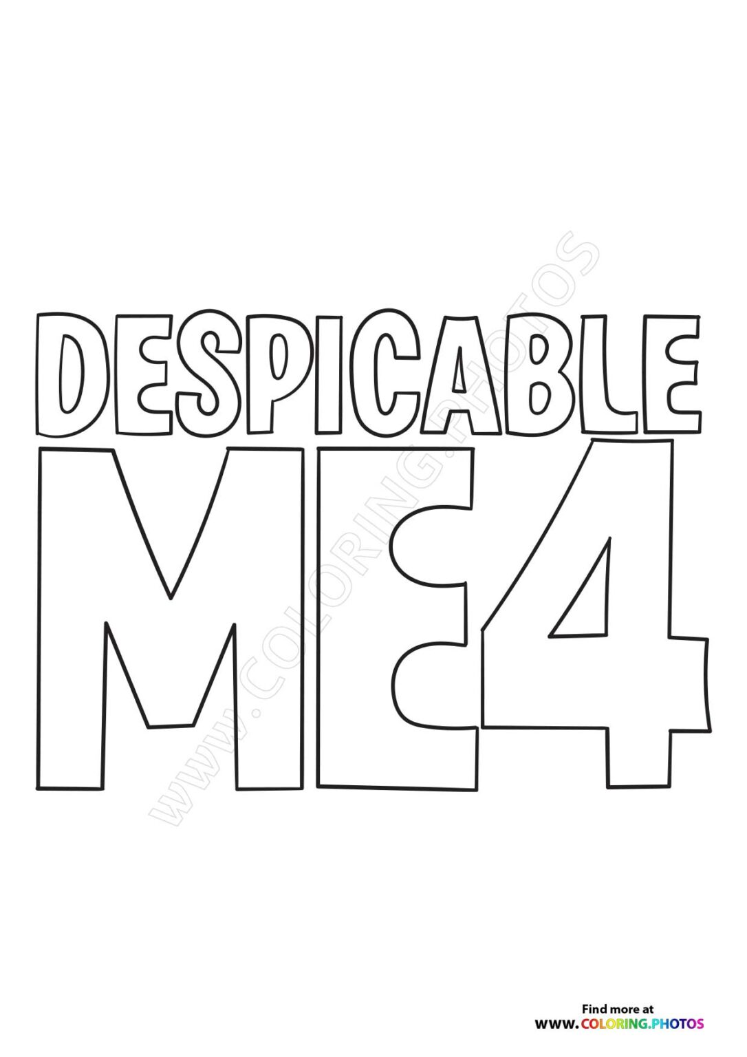 Mega minions - Coloring Pages for kids