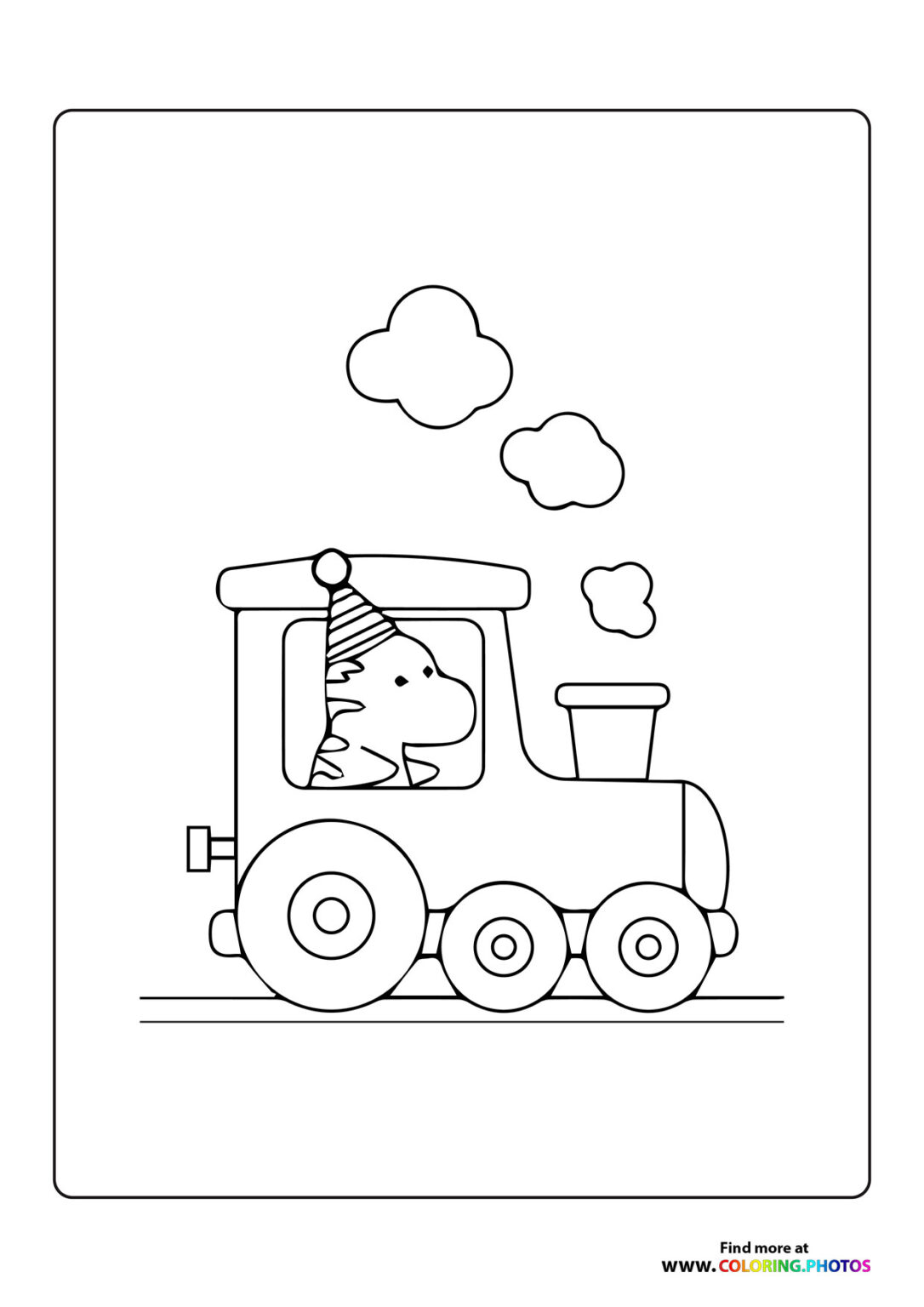 Trains - Coloring Pages for kids | Free and easy print or download