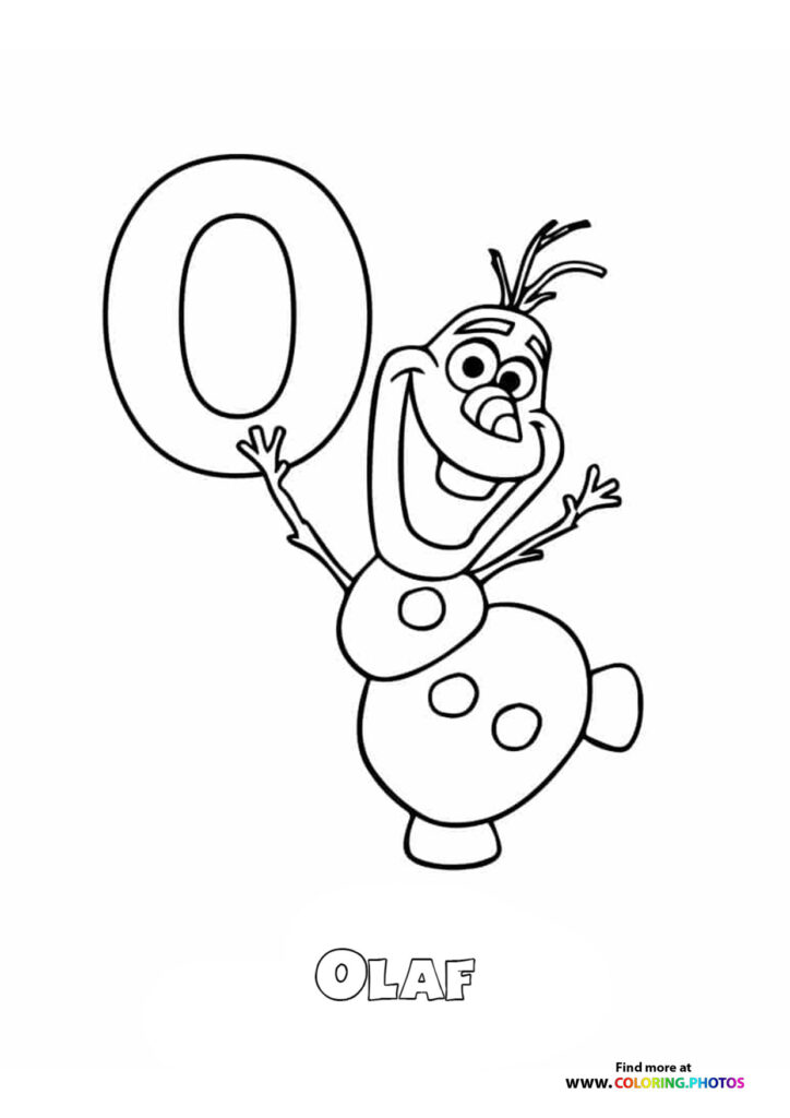 Disney ABC letters coloring pages | Free and easy print or download