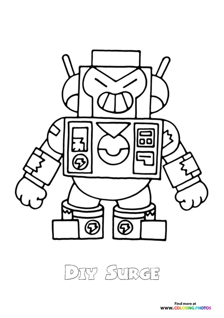 Brawl Stars - Coloring Pages for kids | 100% free print or download