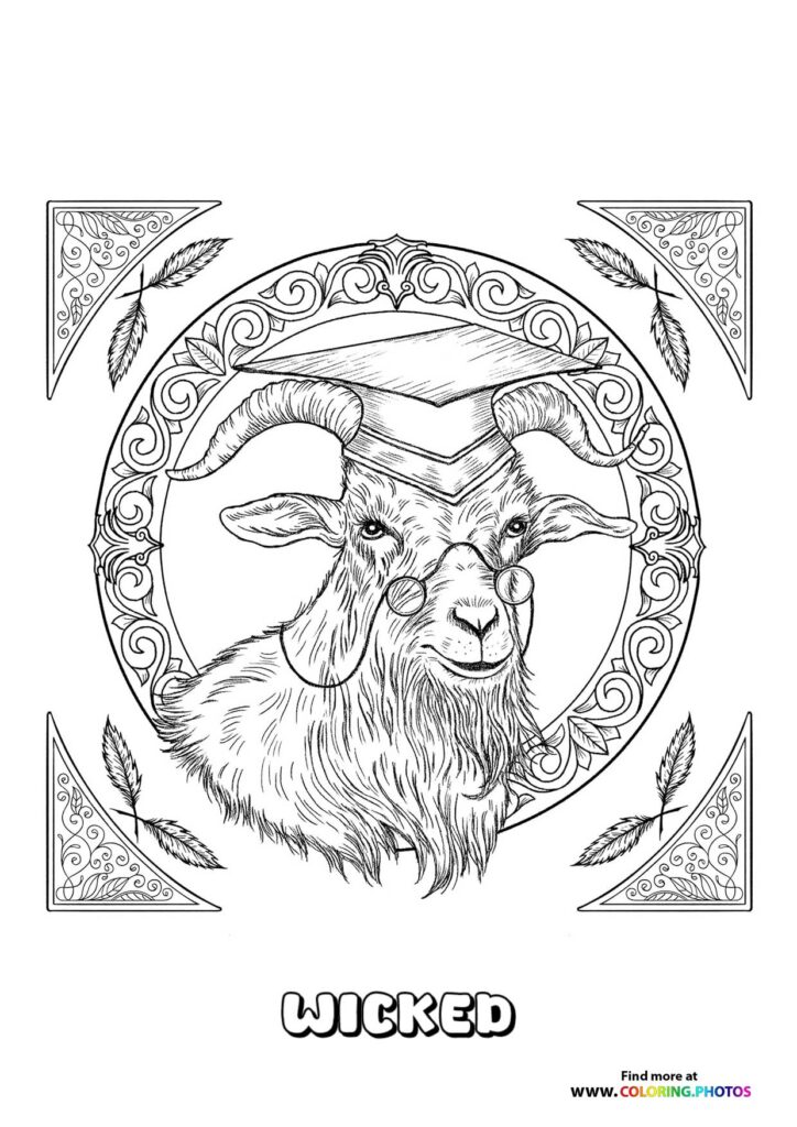 Wicked - Coloring Pages for kids