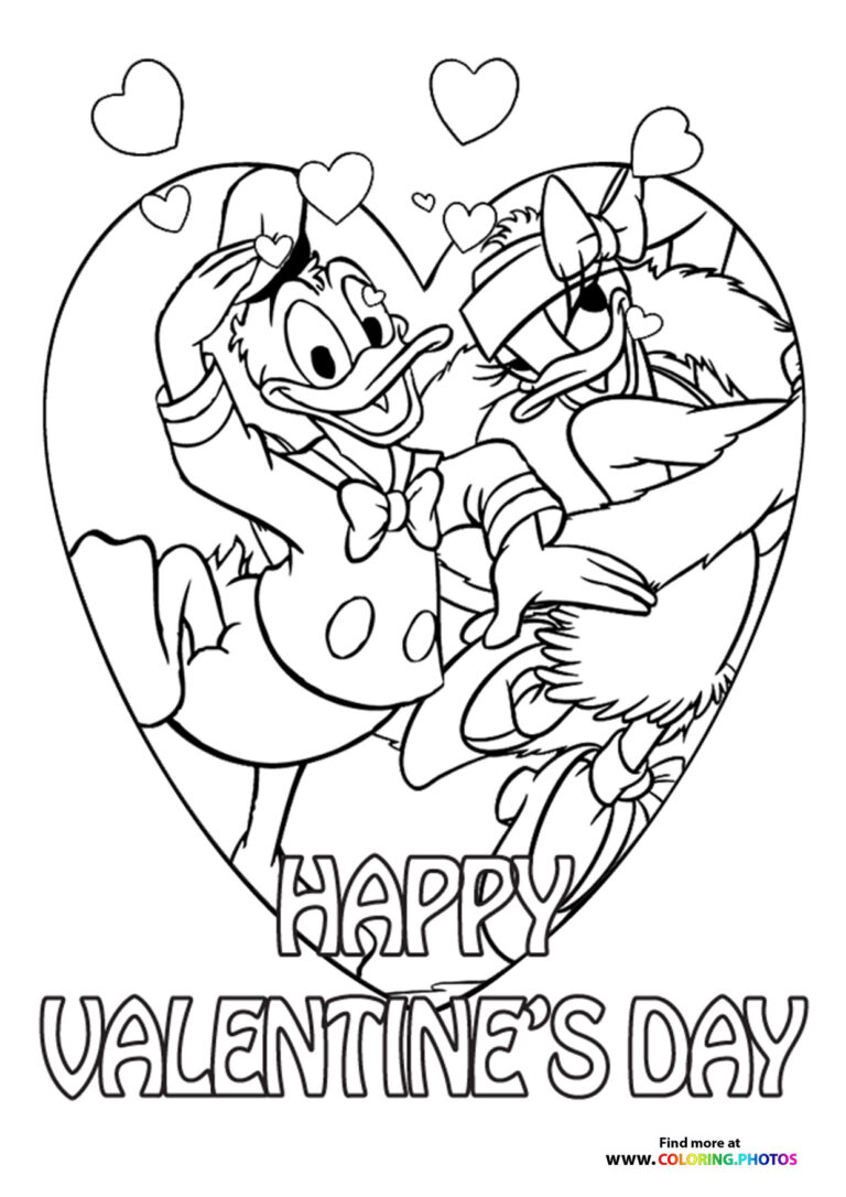 Valentines theme mandala - Coloring Pages for kids