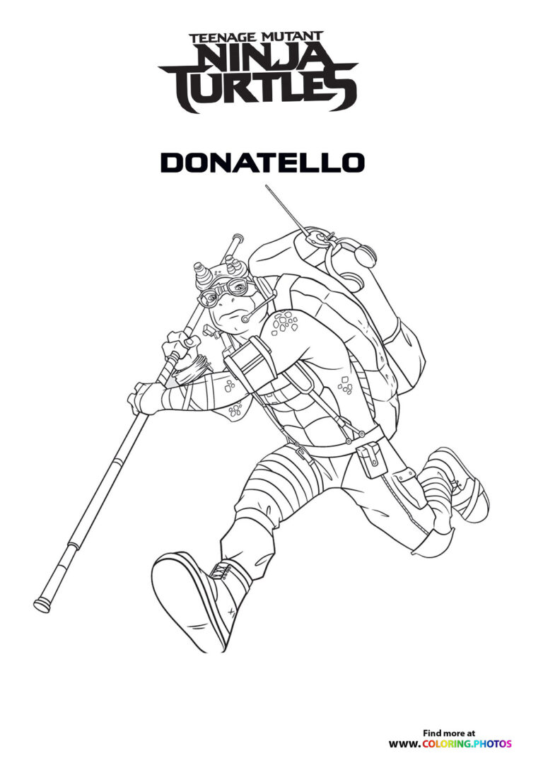 Donatello - Coloring Pages for kids