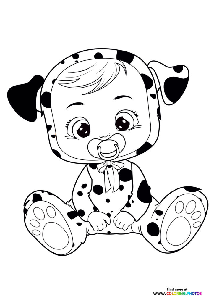 Cry Babies - Coloring Pages for kids | Free and easy print or download
