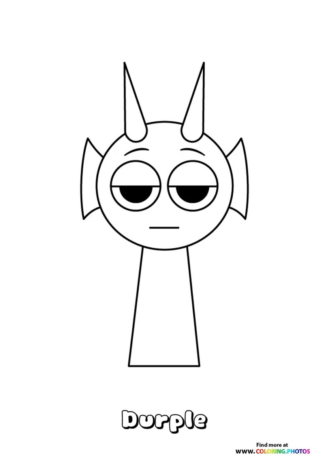 Wenda Sprunki Coloring Pages For Kids