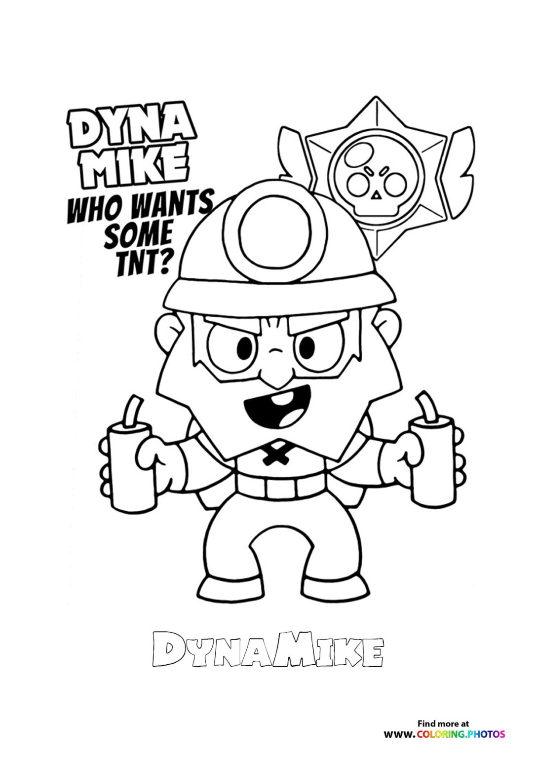 Misfortune Tara Brawls Stars - Coloring Pages for kids