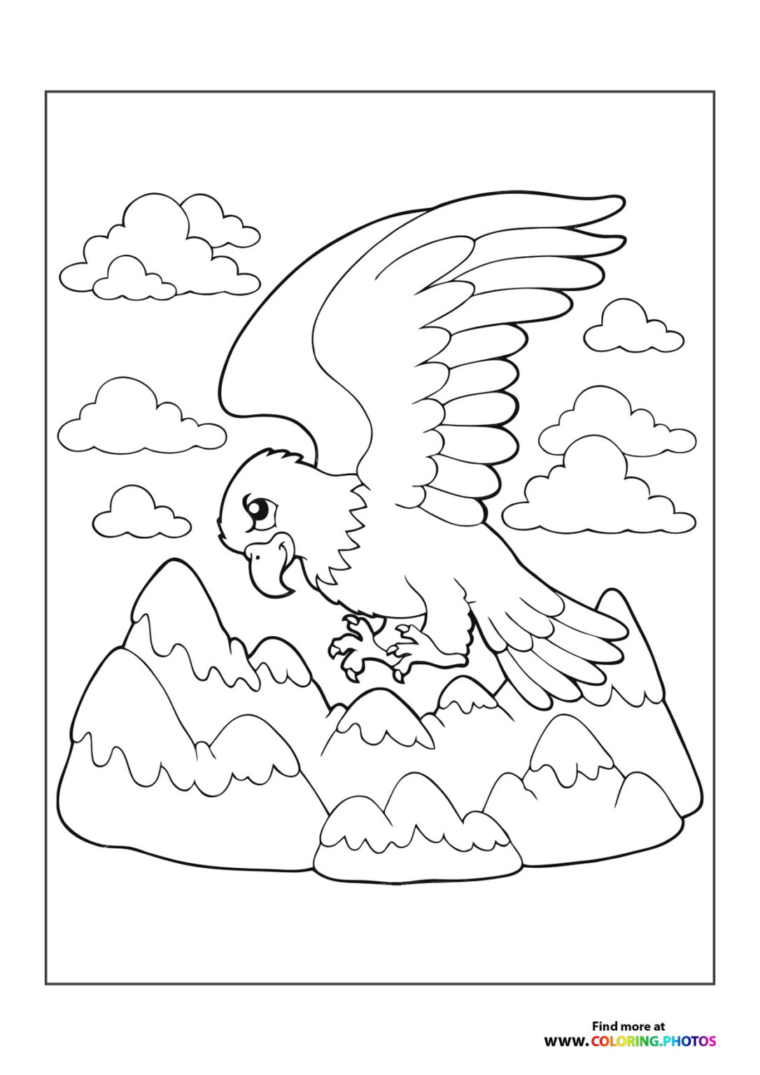 Eagles - Coloring Pages for kids | Free and easy print or download