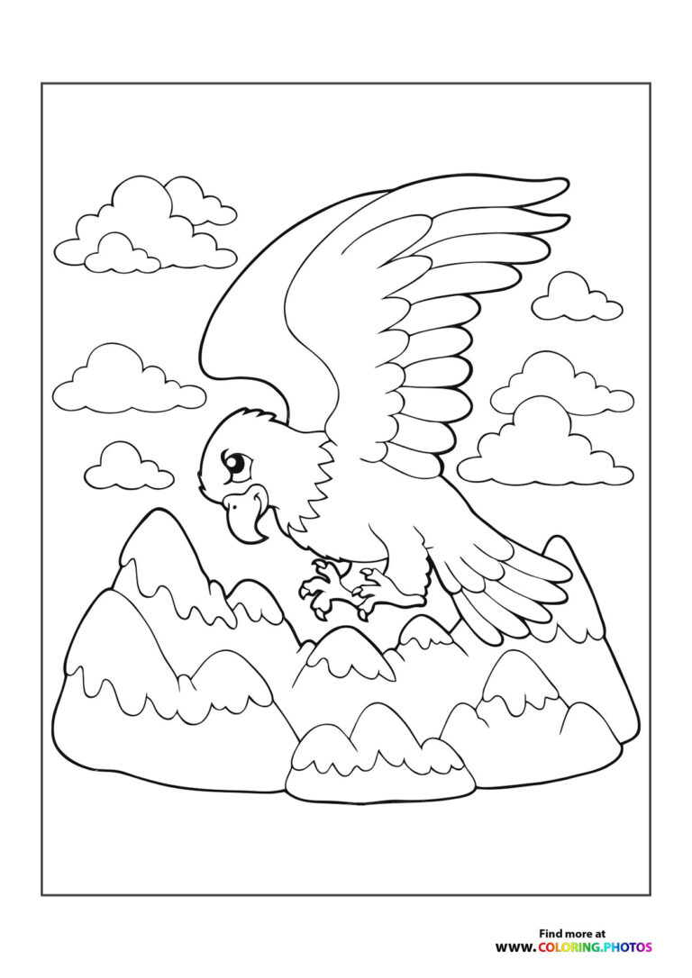 Eagles - Coloring Pages for kids | Free and easy print or download