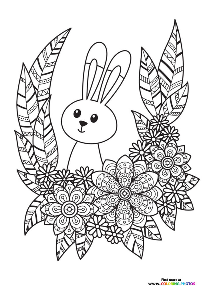 Easter doodles - Coloring Pages for kids | Free and easy print or download