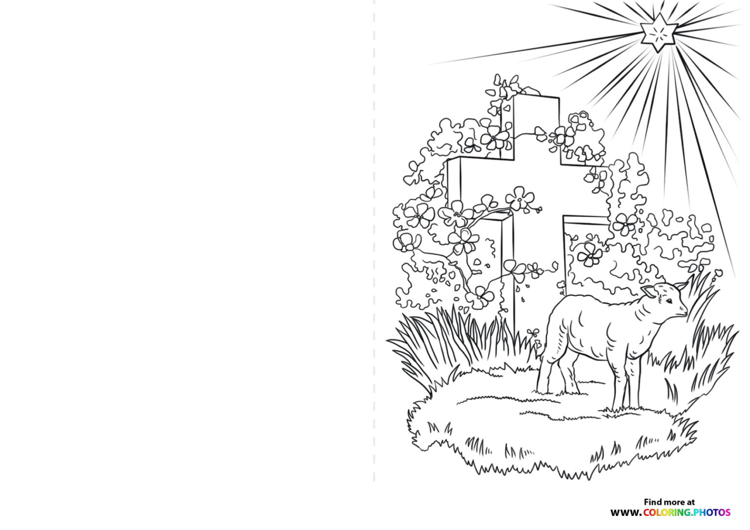 Easter cards - Coloring Pages for kids | Free and easy print or download