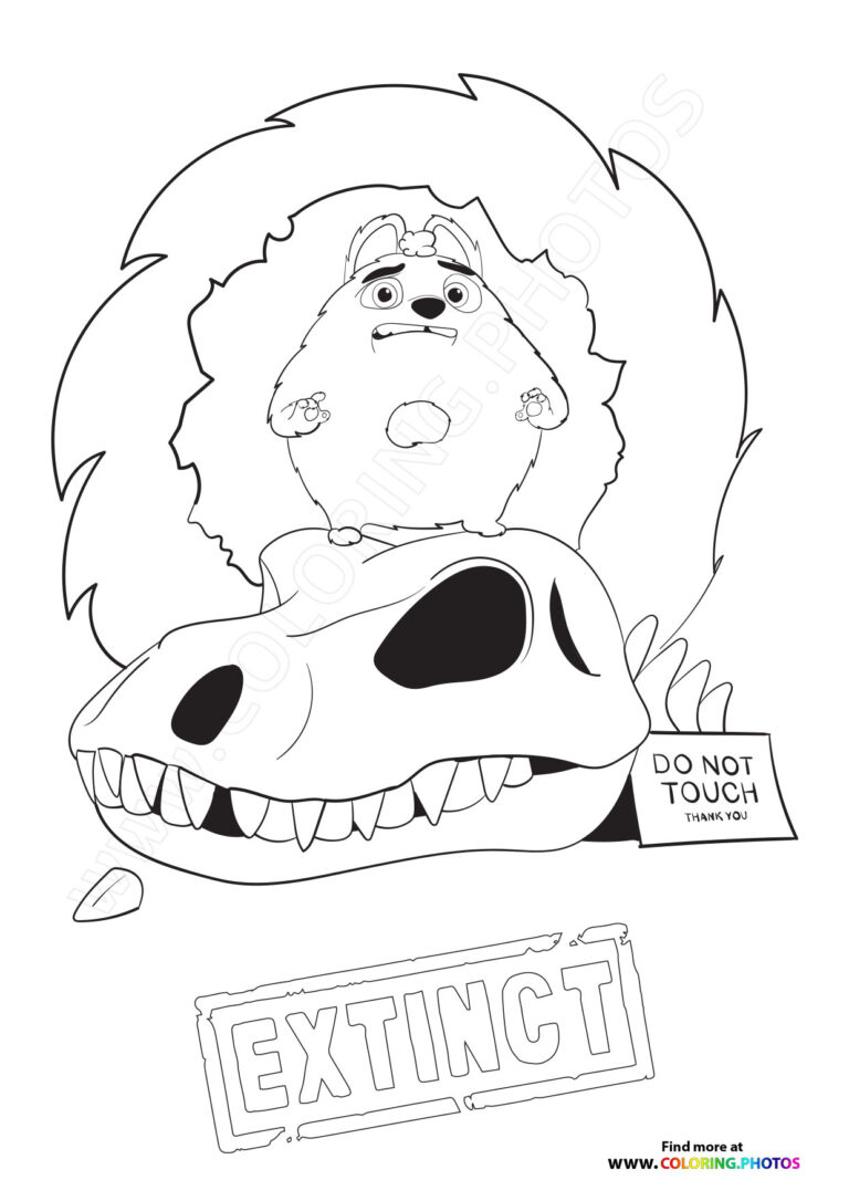 Extinct - Coloring Pages for kids | Free and easy print or download