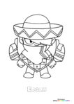 Edgar Brawls Stars - Coloring Pages for kids
