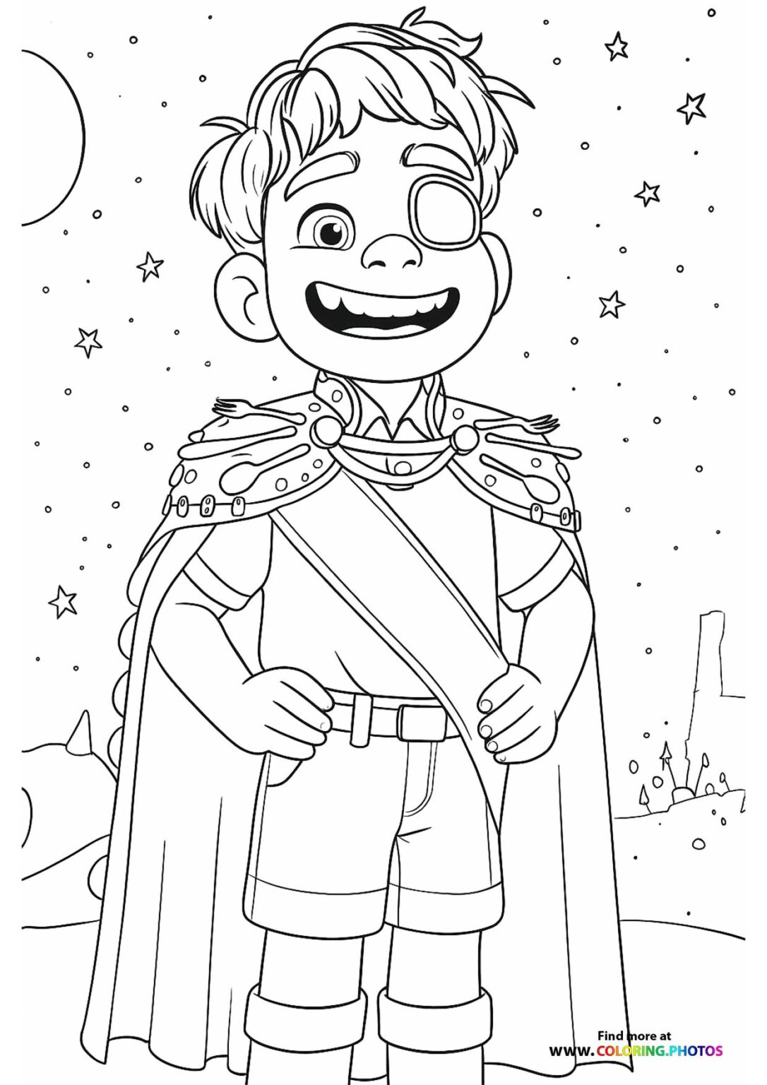 Elio - Coloring Pages for kids