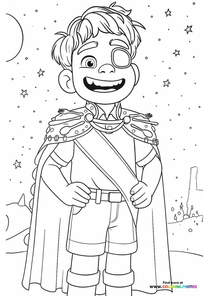 Elio - Coloring Pages for kids