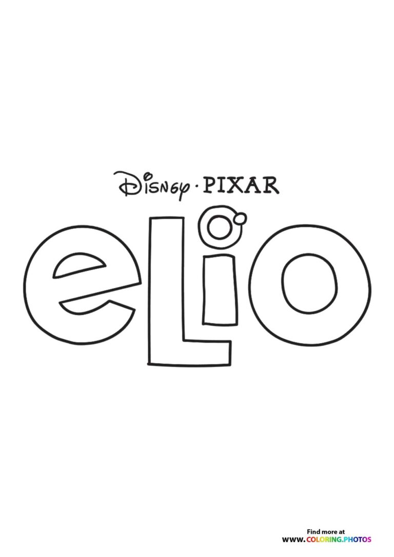 Elio | Pixar | Disney - Free Coloring Pages for kids
