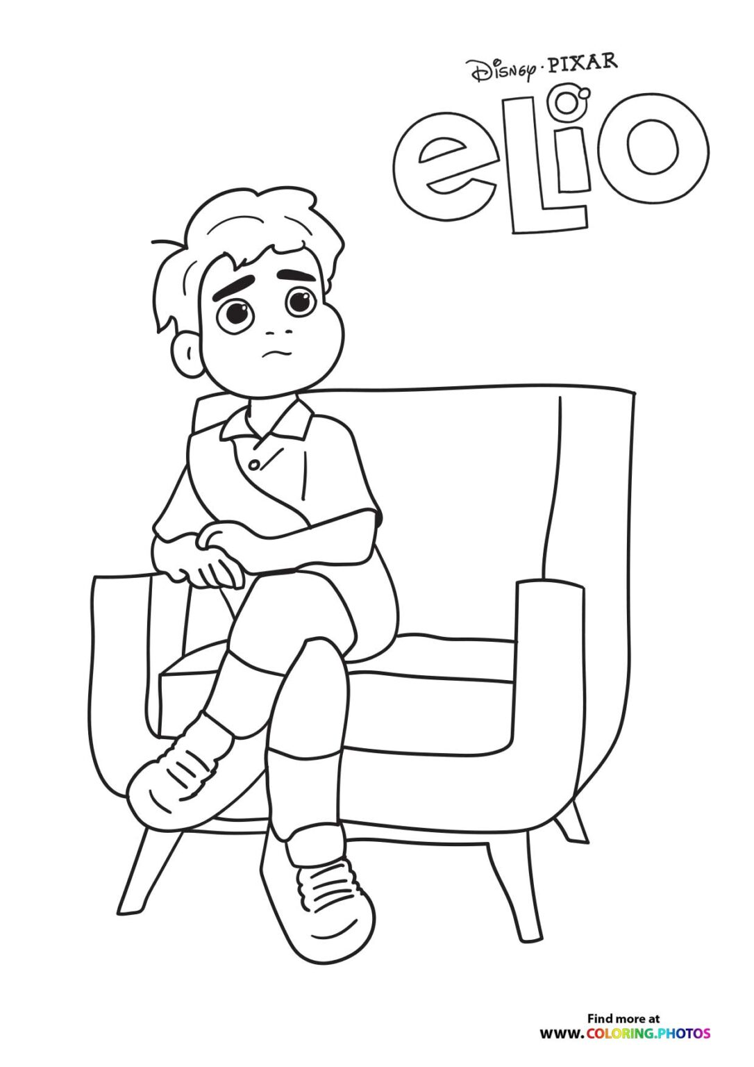 Elio | Pixar | Disney - Free Coloring Pages for kids