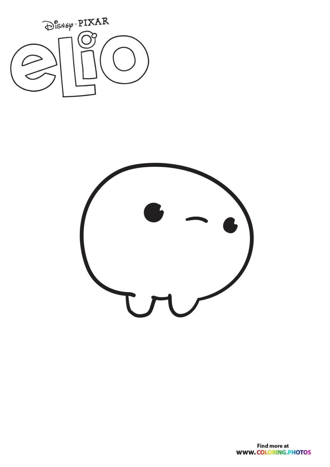 Elio spirit helper - Coloring Pages for kids