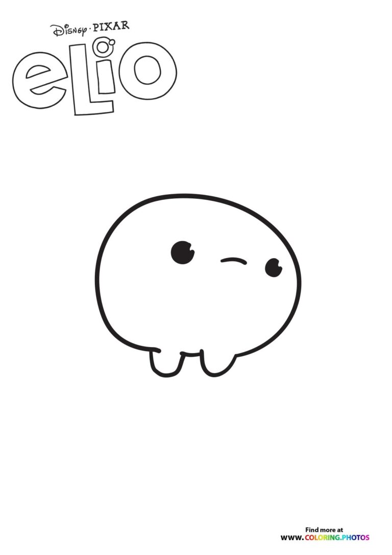 Elio | Pixar | Disney - Free Coloring Pages for kids