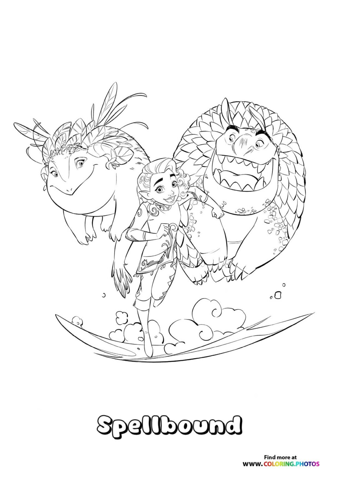 SpellBound - Coloring Pages for kids