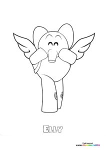 Elly - Coloring Pages for kids