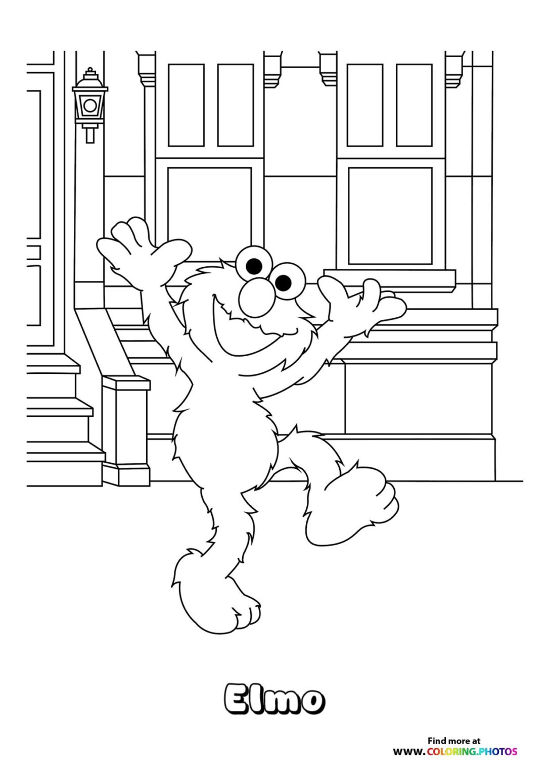 Sesame Street - Coloring Pages for kids
