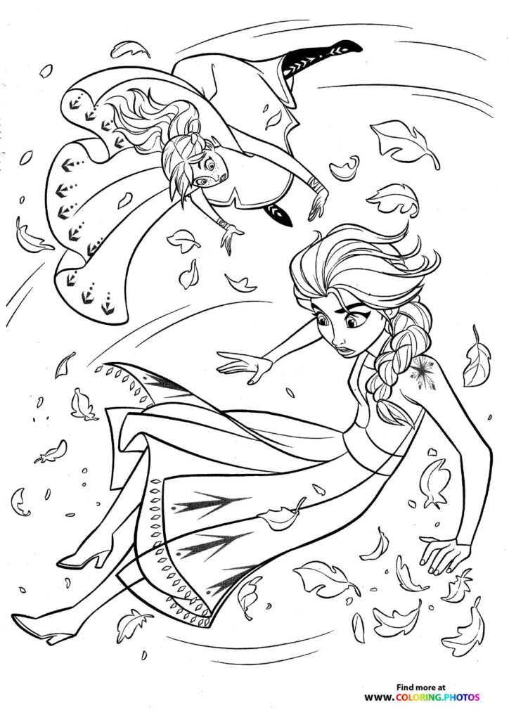 Frozen 2 - Coloring Pages for kids | Free and easy print or download